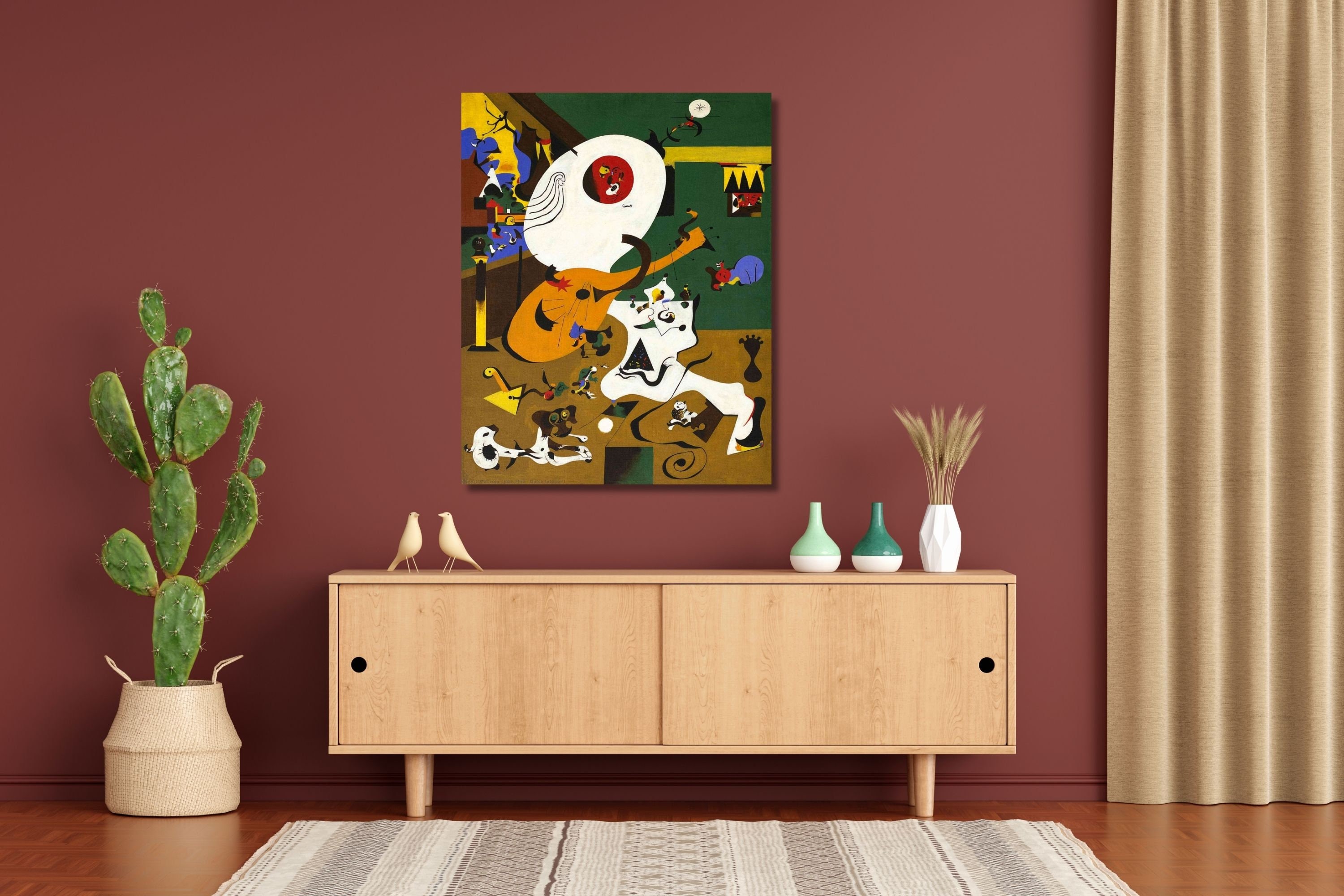 Joan Miro Dutch Interior I Paintings, Joan Miro Dutch Interior I Poster ...