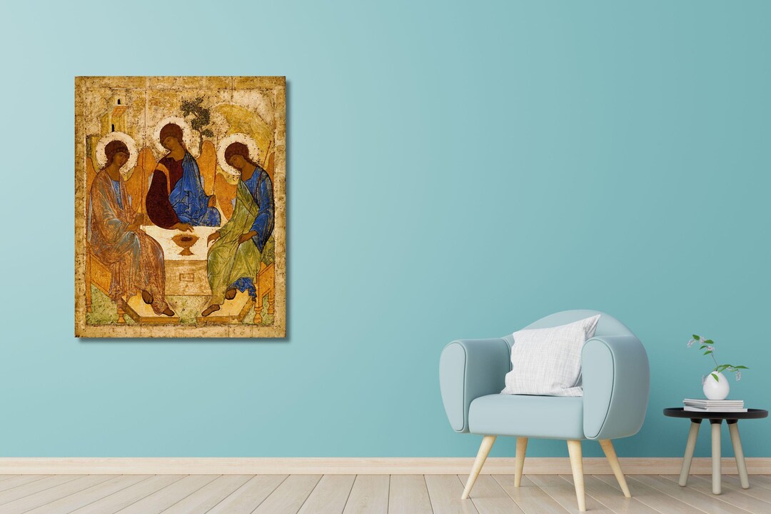 The Holy Trinity Canvas Art Print by Andrei Rublev,andrei Rublev the ...