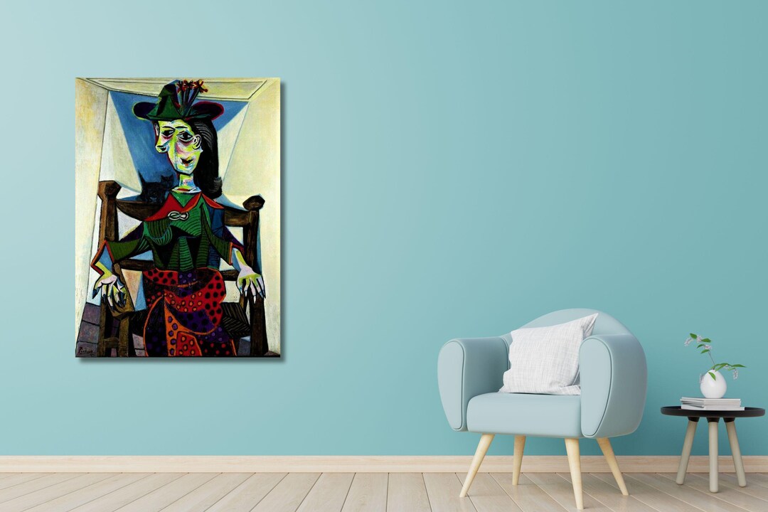Pablo Picasso Dora Maar Au Chat,picasso Canvas,pablo Picasso Wall Art ...