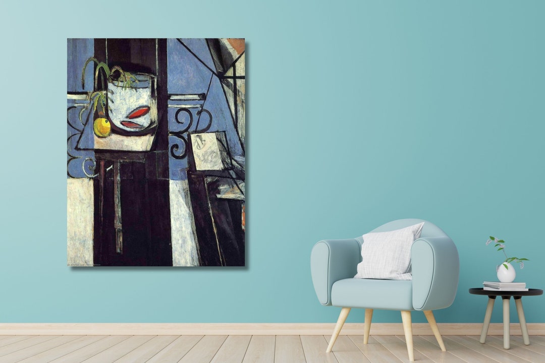 Henri Matisse gold Fish and Flippers Canvas Painting, Henri Matisse ...