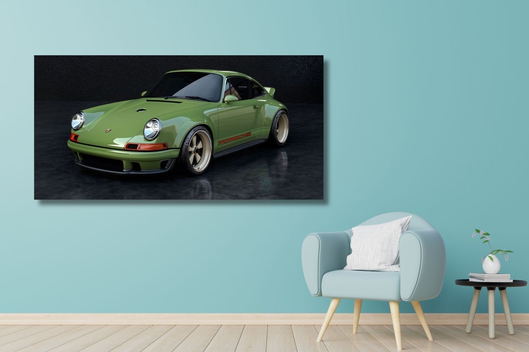 Porsche 911 Canvas Wall Art Porsche 911 Poster Super Car Porsche Home ...