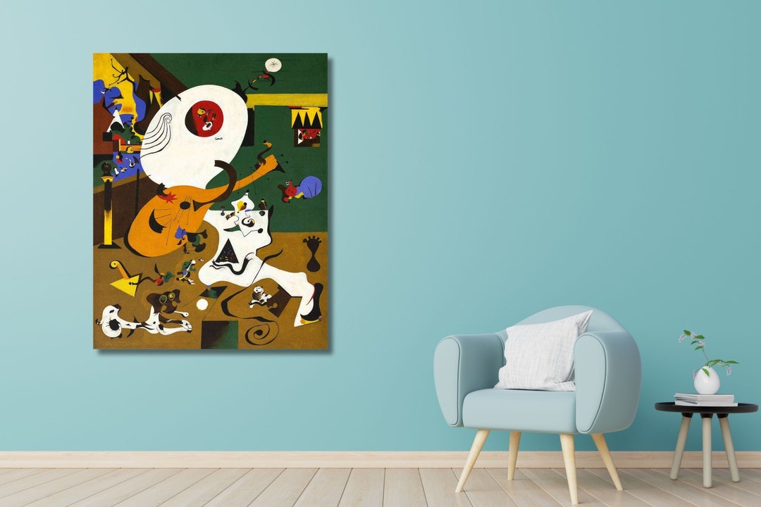 Intérieur hollandais de Joan Miro I peintures, intérieur hollandais de ...