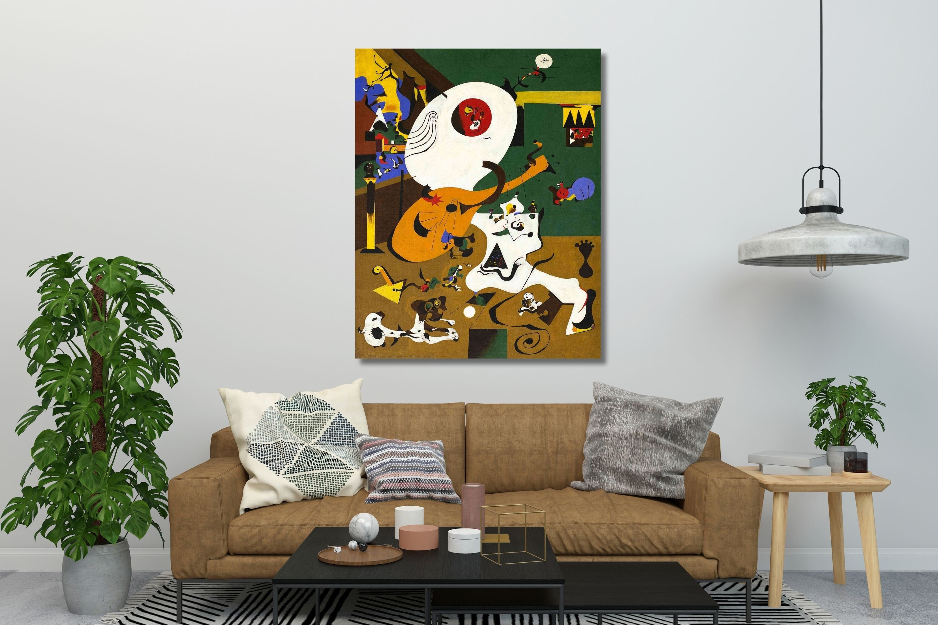 Joan Miro Dutch Interior I Paintings, Joan Miro Dutch Interior I Poster ...