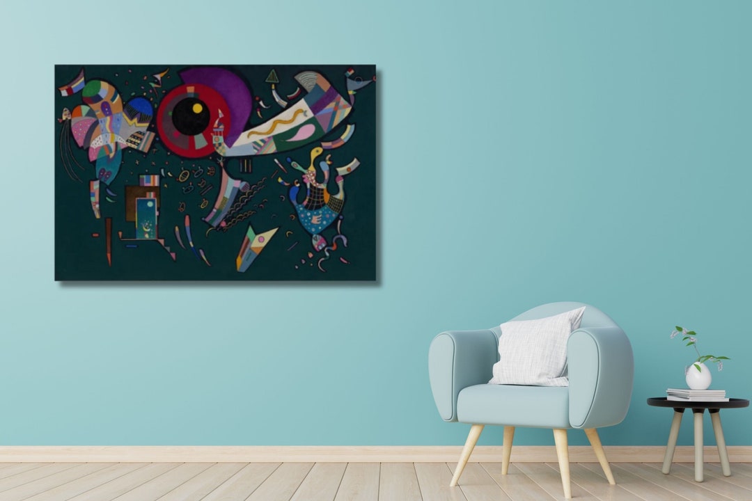 Kandinsky Composition IV Canvas Print: Abstract Expressionism Wall Art - Etsy