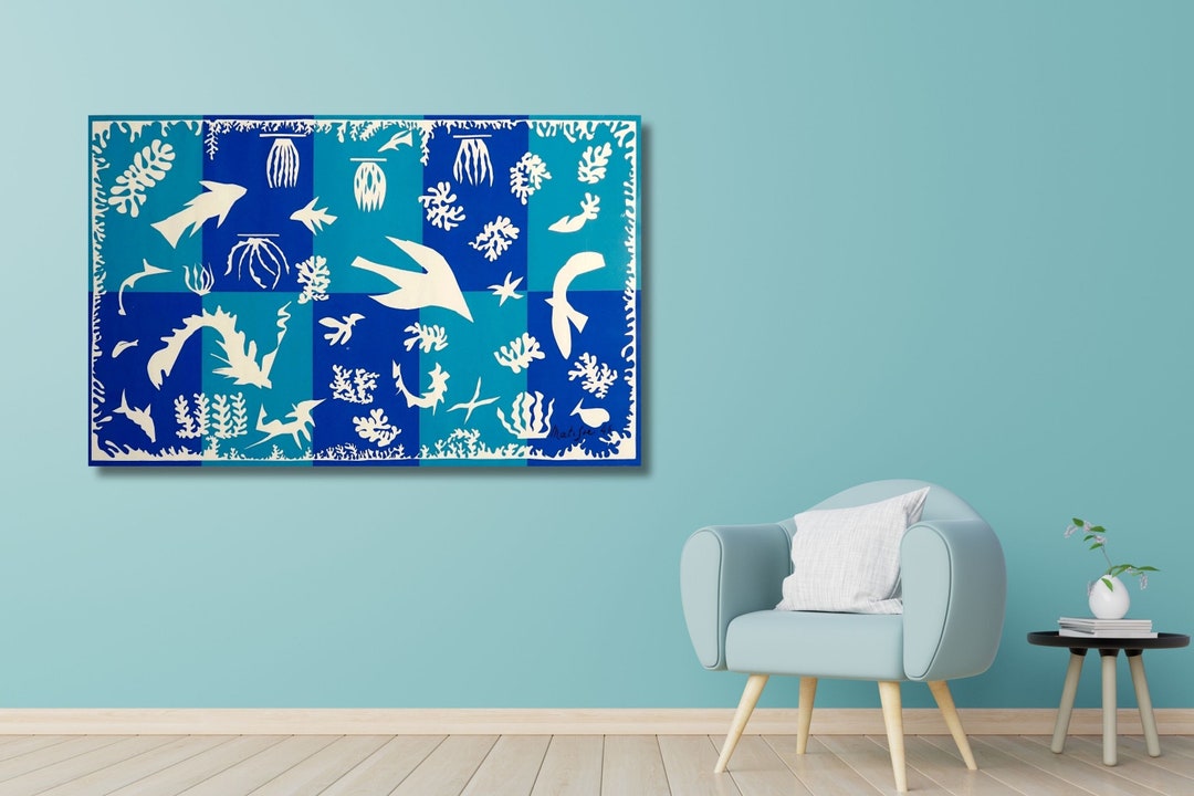 Matisse Polynesia the Sea Canvas Wall Art, Henri Matisse Paintings ...