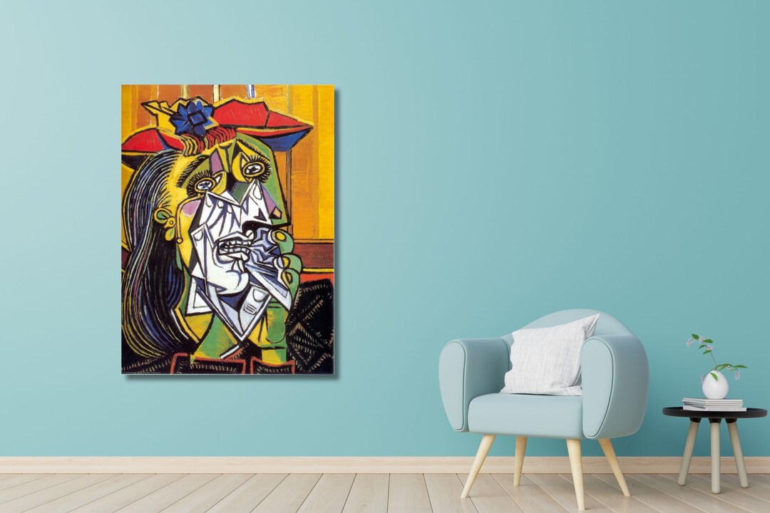 Pablo Picasso DORA MAAR Weeping Woman, Picasso Exhibition Poster, Print ...