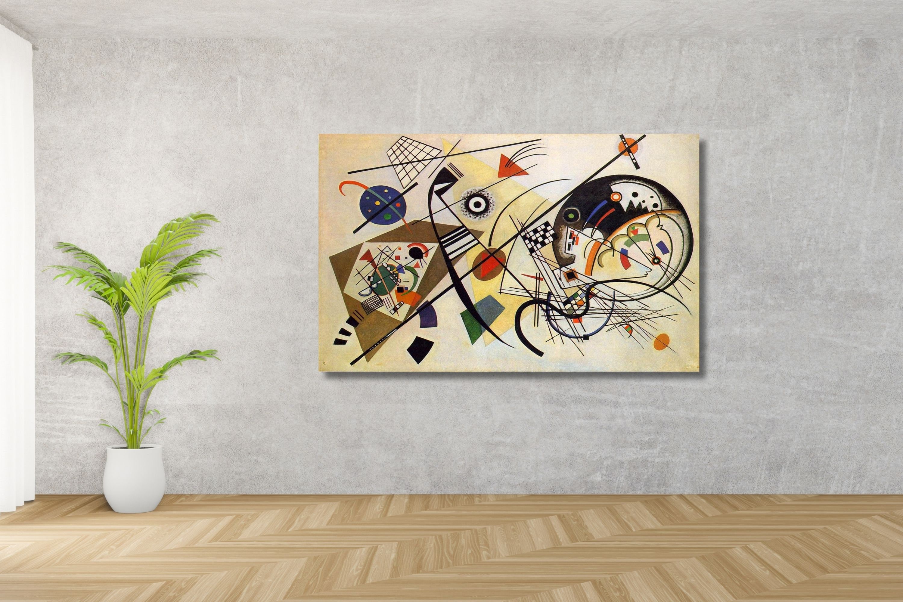 Wassily Kandinsky Transverse Line Poster/ Canvas Art - Etsy
