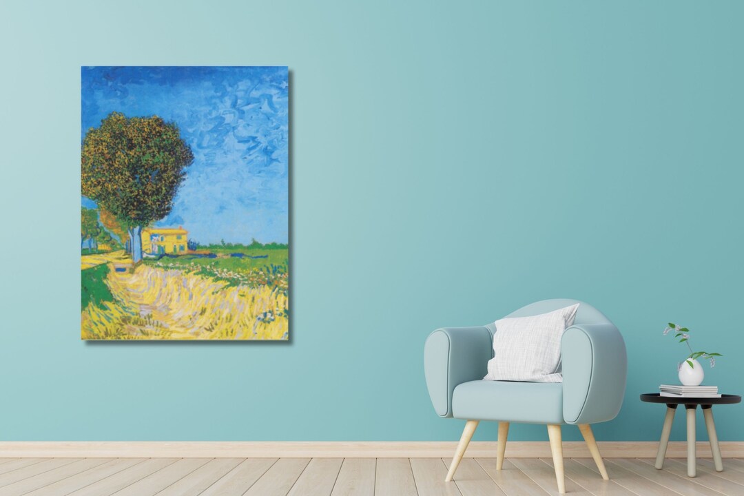 Vincent Van Gogh A Lane Near Arles,art Poster,home Decor,realism,post ...