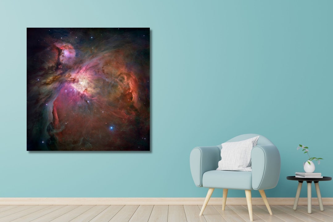 Orion Nebula Canvas Print: NASA Space Telescope Poster Art - Etsy