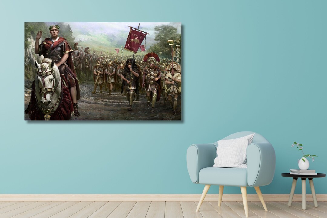 Caesar and His Legions Wall Art ,caesar's Timeless Wall Art Epic Art ...