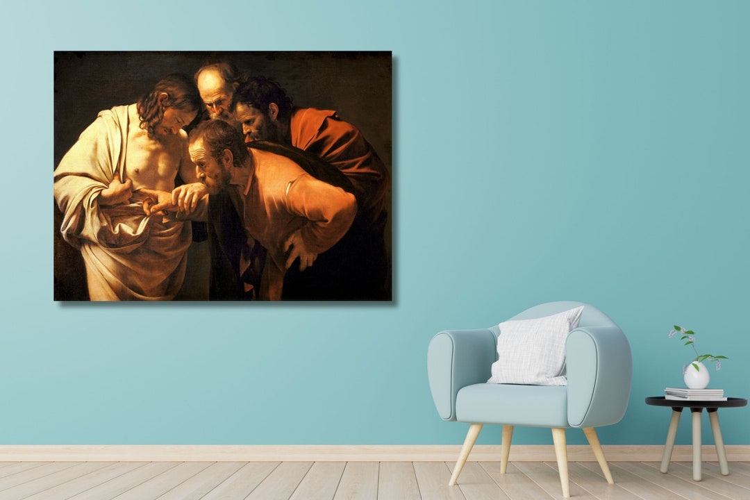 Caravaggio Wall Art the Incredulity of Saint Thomas 1602 Poster,print ...