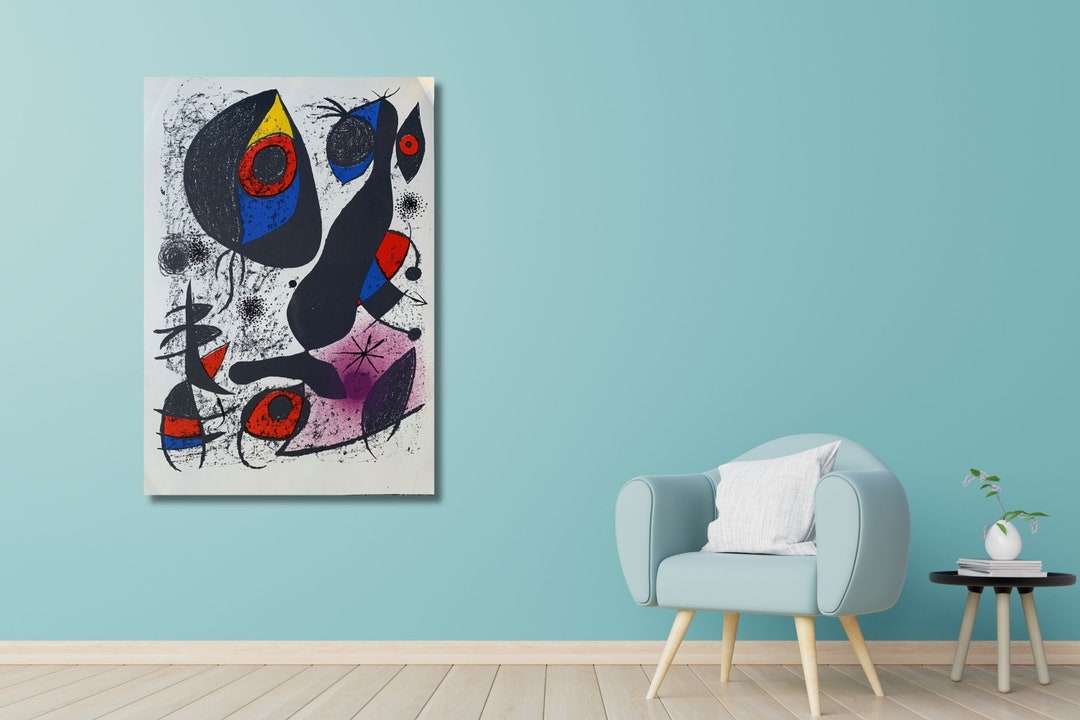 Joan Miro Poster,joan Miro Print,human Head 1932 by Joan Miro ...