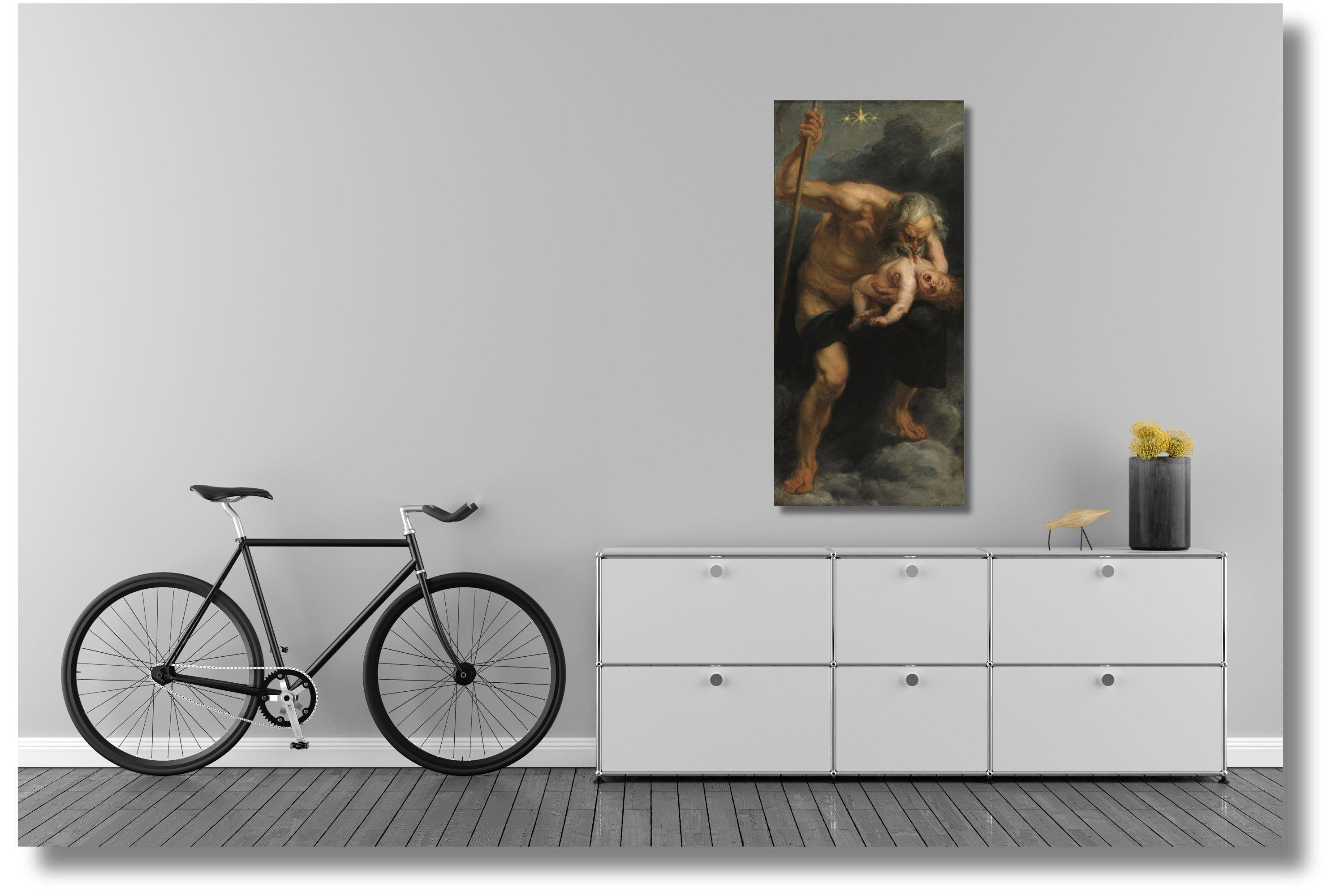 Rubens Saturn Devouring His Son Canvas Print - Baroque Halloween Wall ...