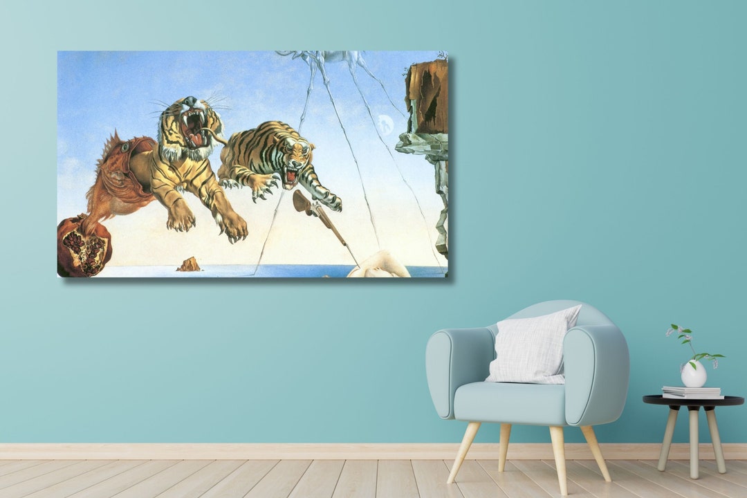 Salvador Dali Poster Print, Salvador Dali Dream Caused by the Flight of ...