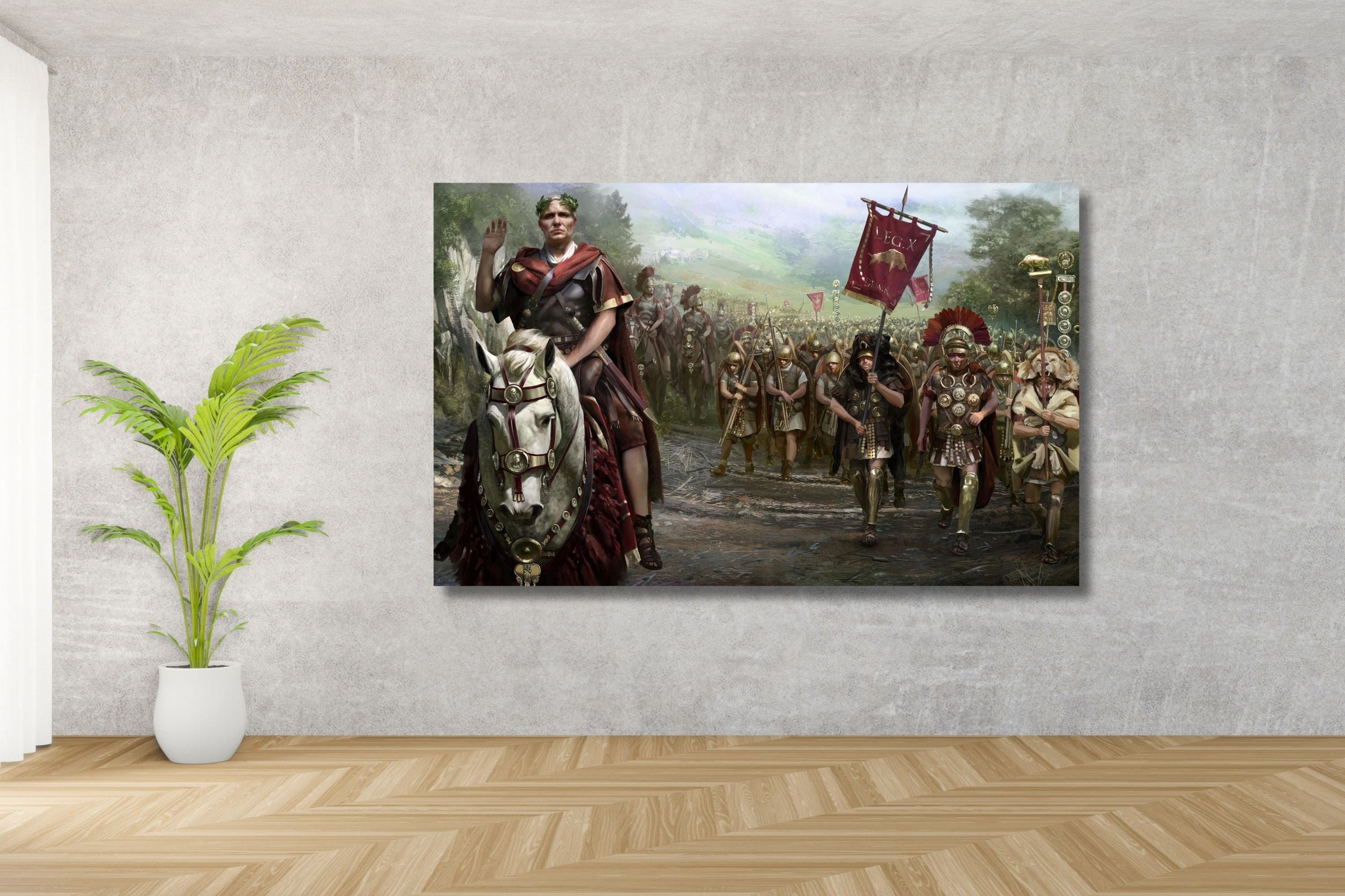 Caesar and His Legions Wall Art caesar's Timeless Wall - Etsy