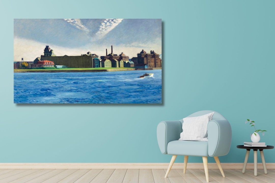 Edward Hopper Sailboat Wall Art Print,edward Hopper Artworks,canvas ...