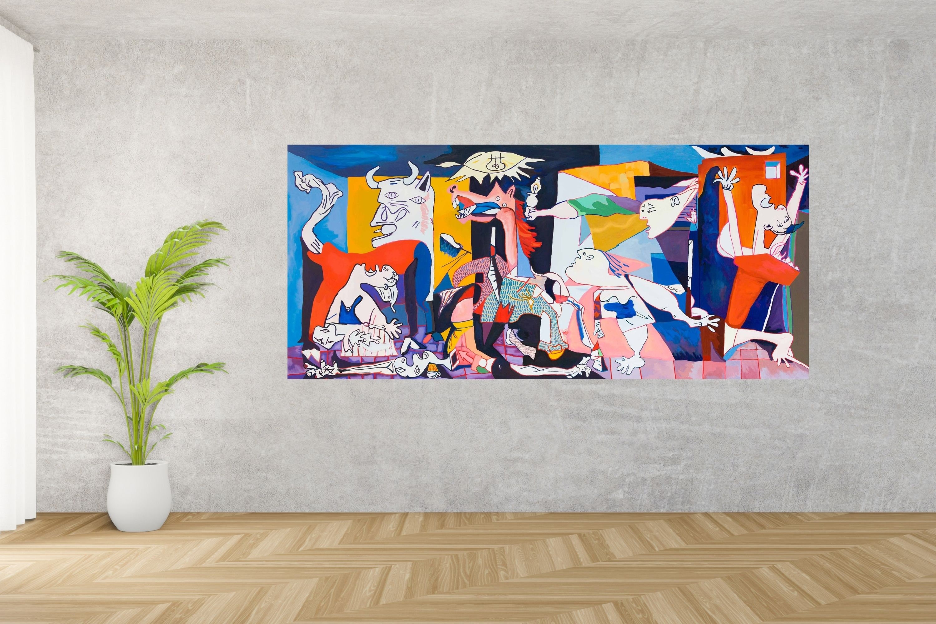 Guernica Wall Art, Guernica Canvas, Pablo Picasso Guernica Painting ...