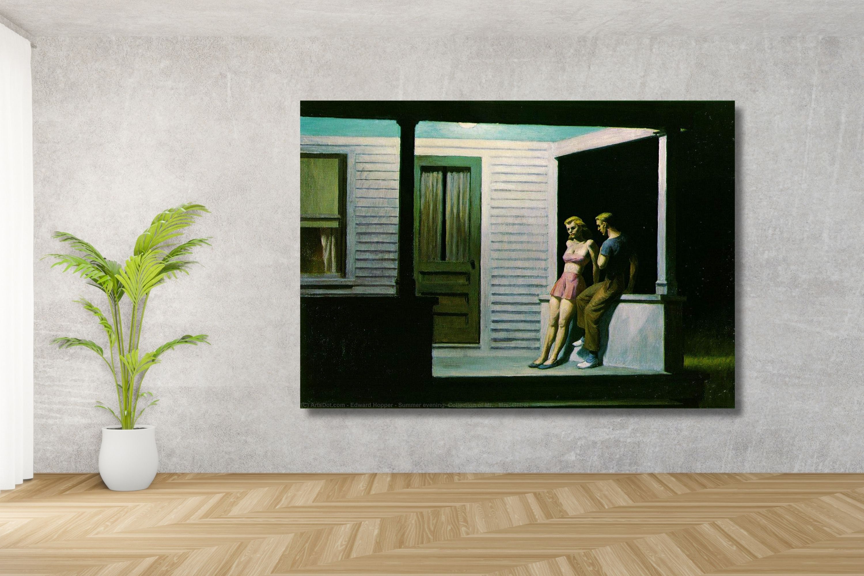 Edward Hopper summer Evening Canvas Prints, Edward Hopper summer ...