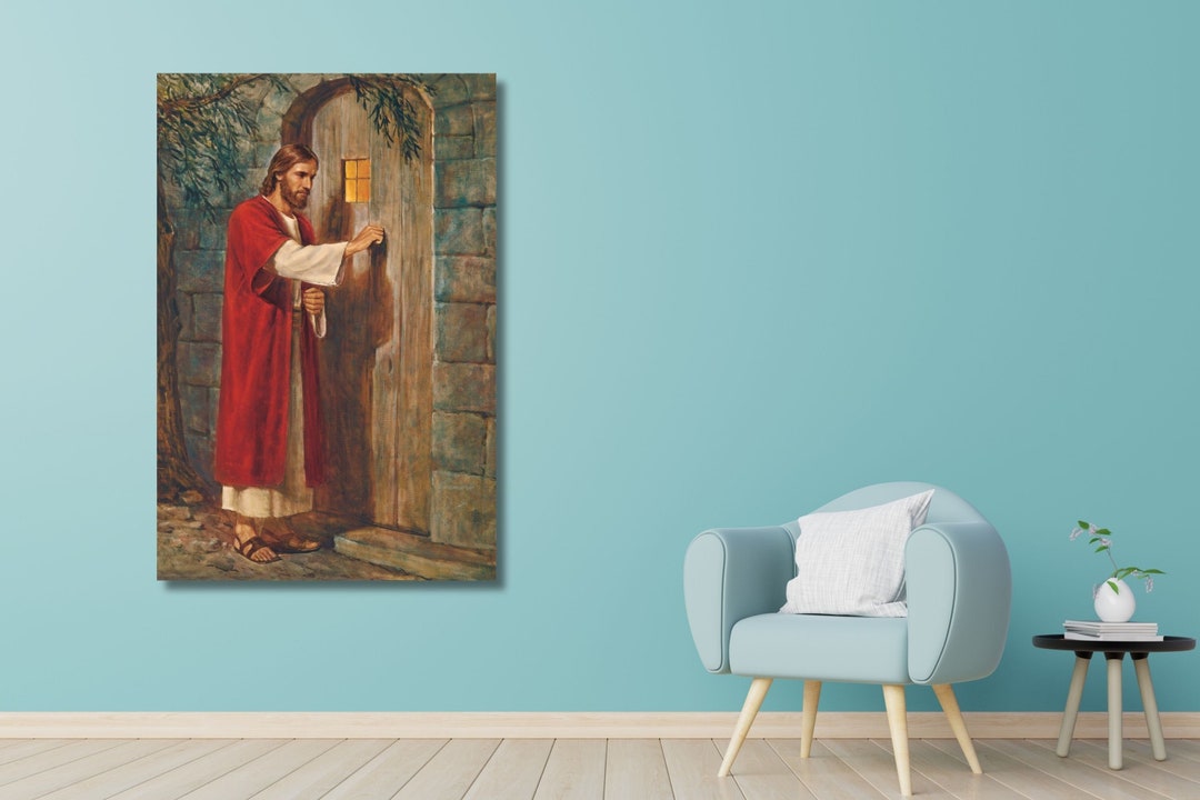 Jesus Knocking at the Door Icon, Open the Door to Christ, , Jesus in ...