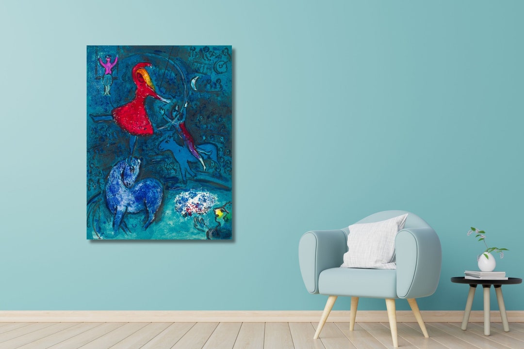Marc Chagall Circus One Plate Art Print,circus Show,marc Chagall Canvas ...