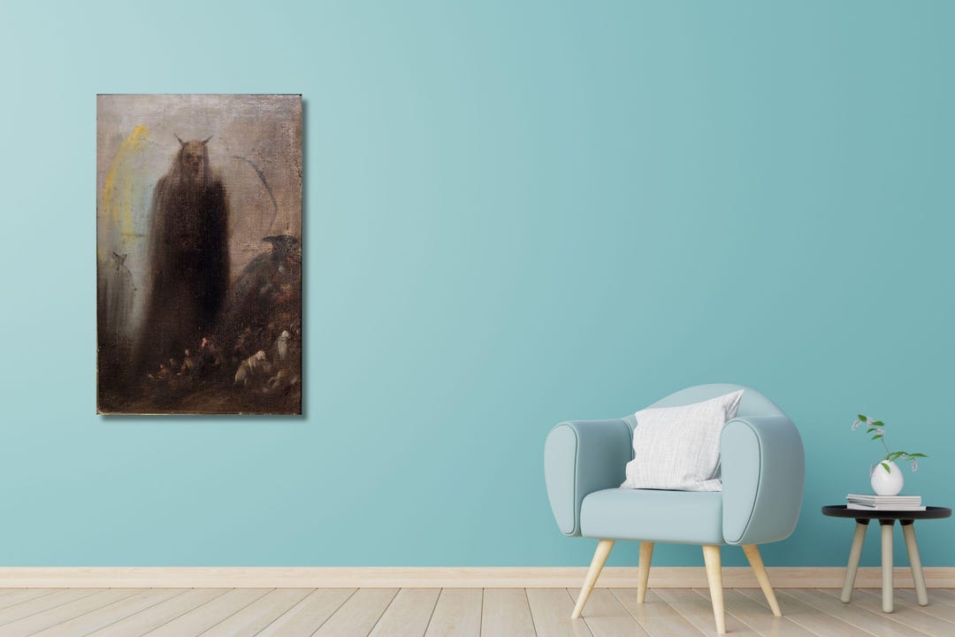Francisco Goya De Ghostly Vision Poster/canvas Art Print,exhibition ...