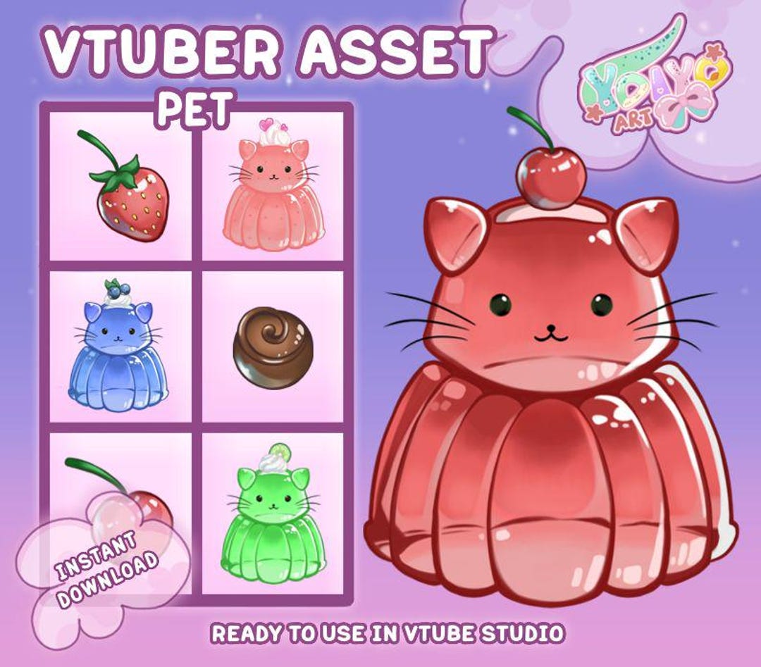 Vtuber Mascot - Customizable - Ready to Use - Etsy