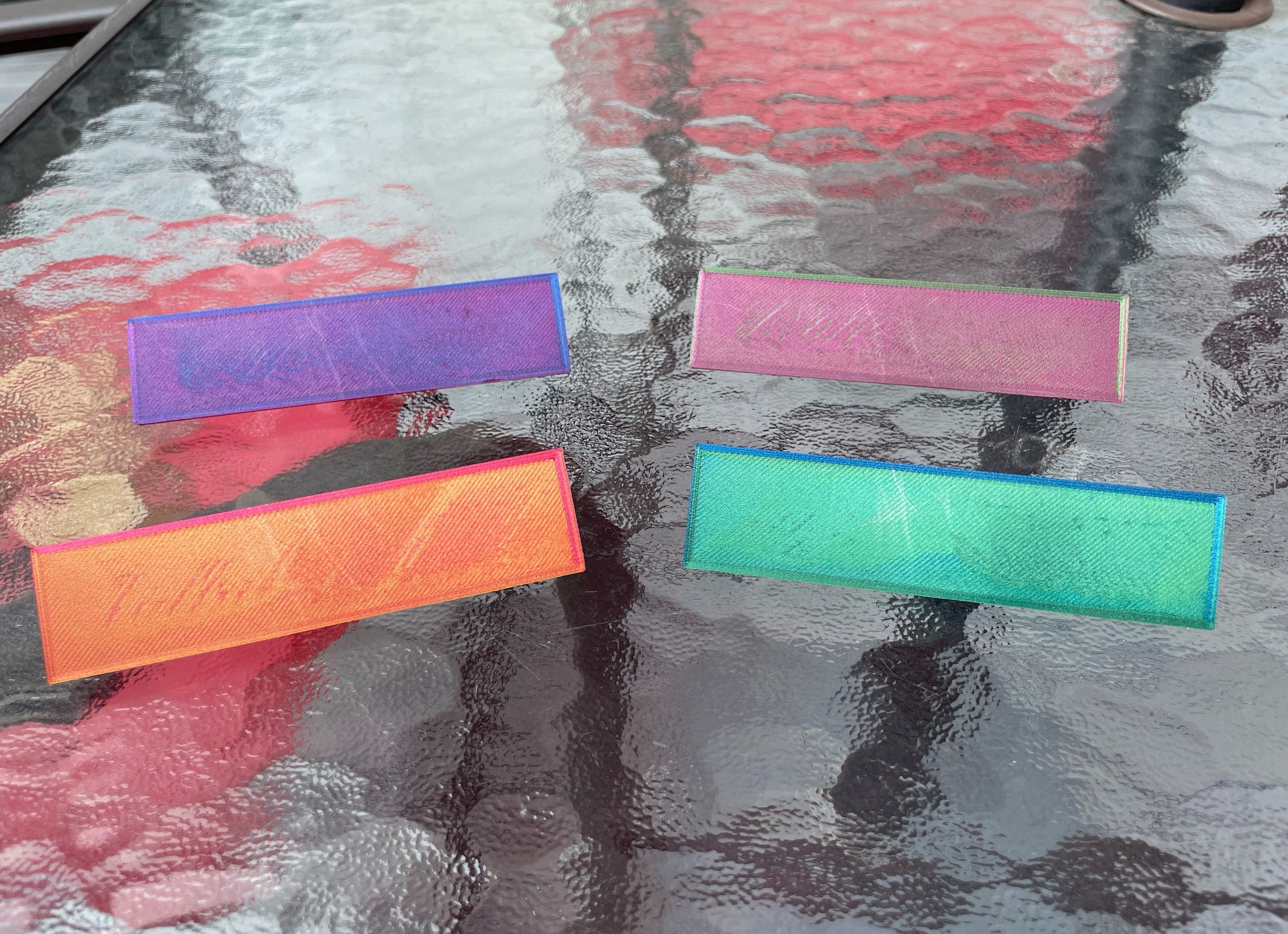 Custom 3D Printed Nameplate Desk Item Multi-color Great Gift Arabic ...