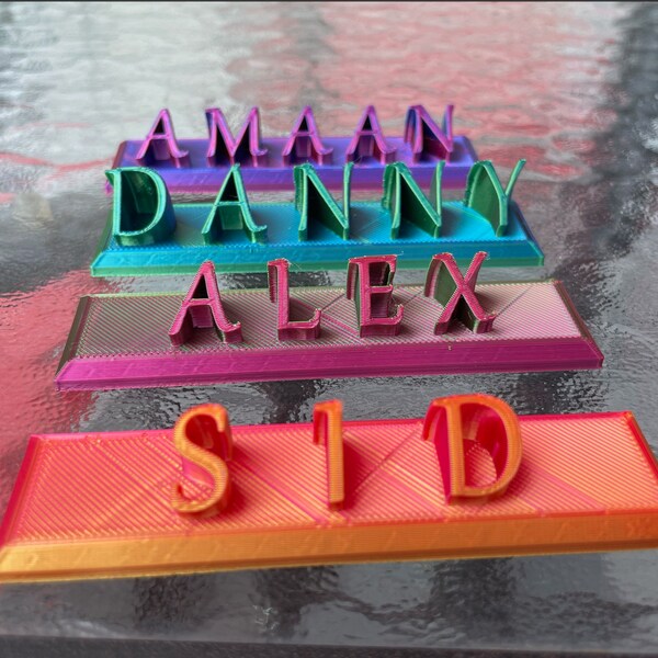 Custom 3d Print Nameplate - Etsy