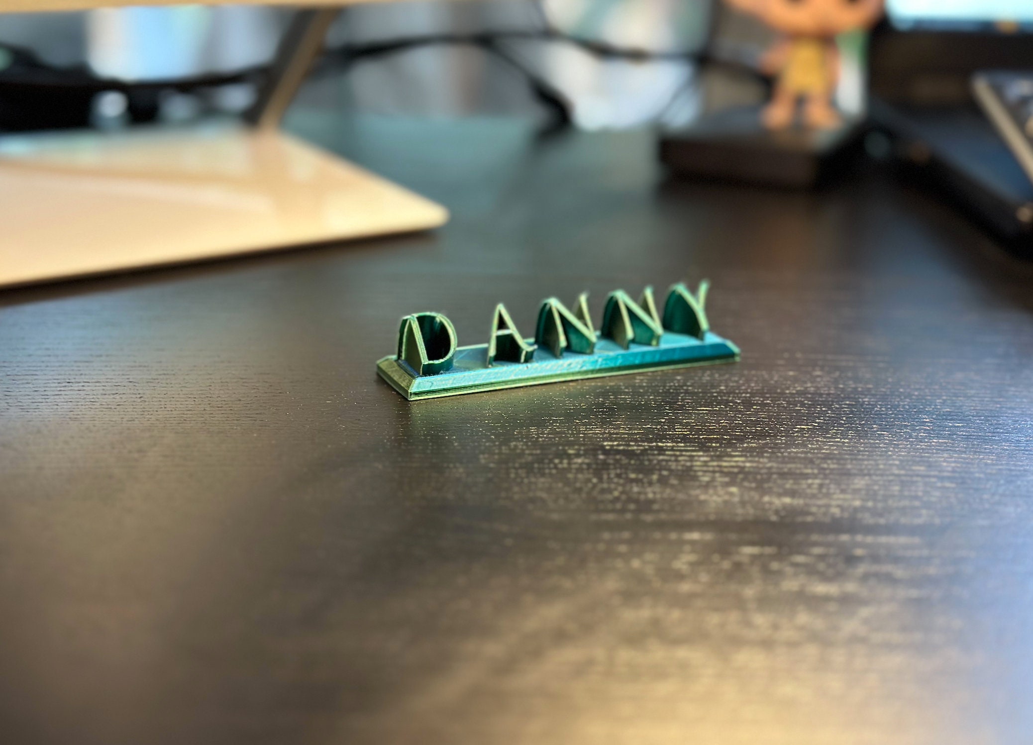 Custom 3D Printed Nameplate Desk Item Multi-color Great Gift Arabic ...