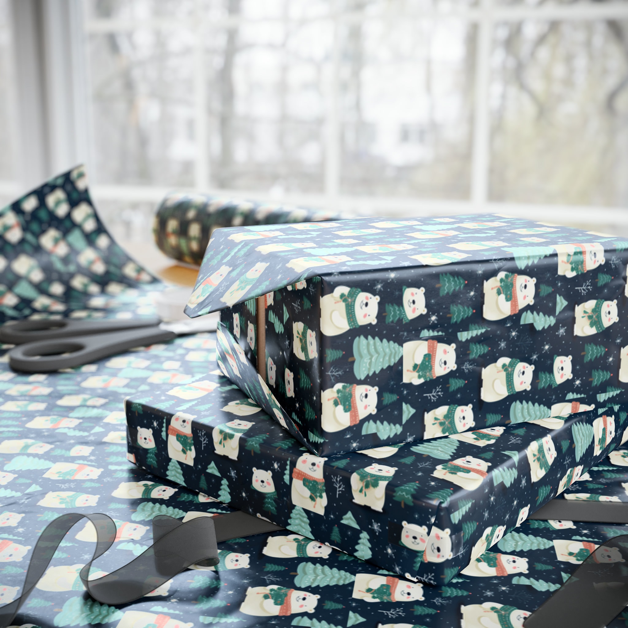 111+ Ultimate Christmas Digital Wrapping Paper Bundle - Christmas Tree ...