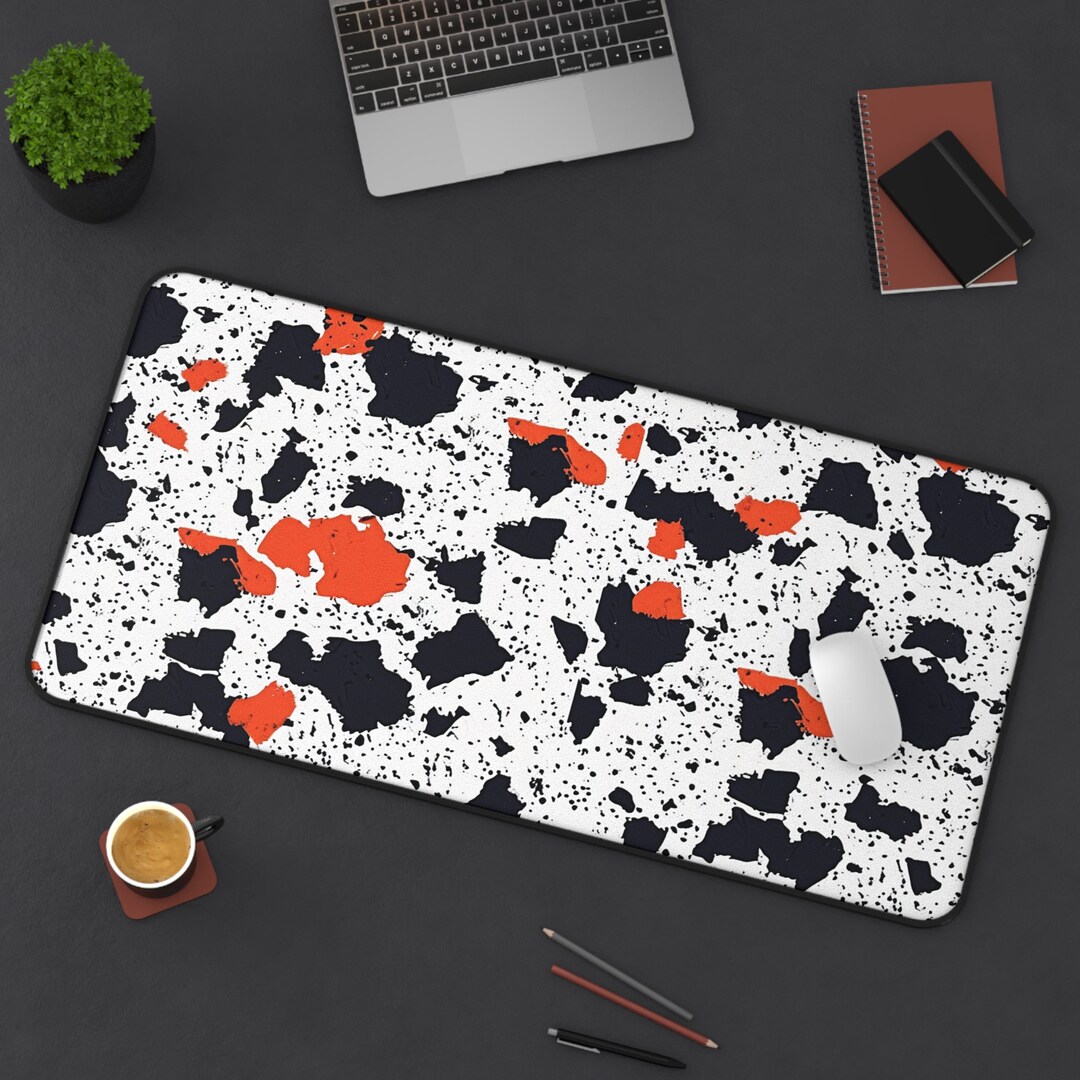 Camo Cow Desk Mat Personalized Desk Mat Custom Mouse Pad Personalized ...