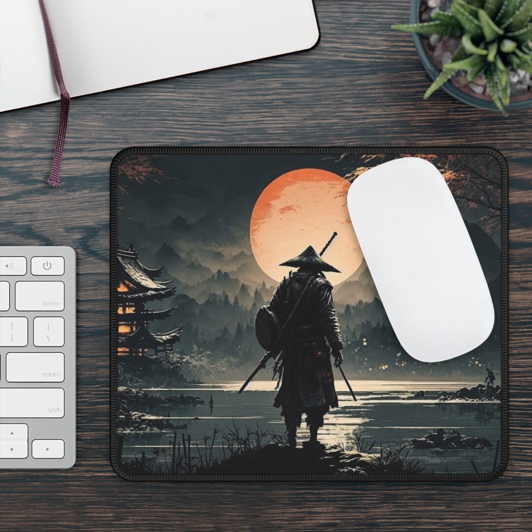 Samurai Anime Gaming Mouse Pad - Etsy