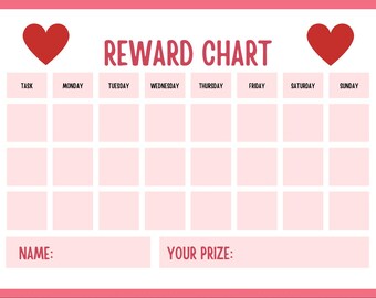 Rewards Chart Rainbow - Etsy
