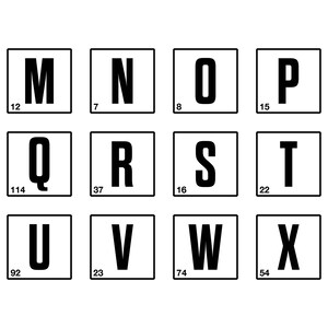 Scrabble Tiles Font Svg, Crabble Svg Png Bundle,scrabble Tiles Cut ...