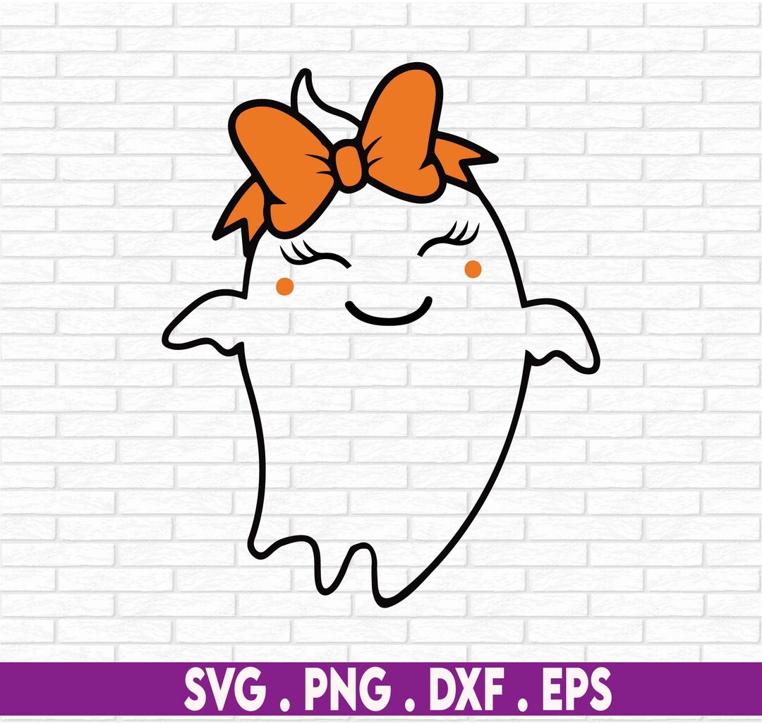 Halloween Svg, Cute Ghosts Cut Files, Boy & Girl Ghost Svg, Little ...