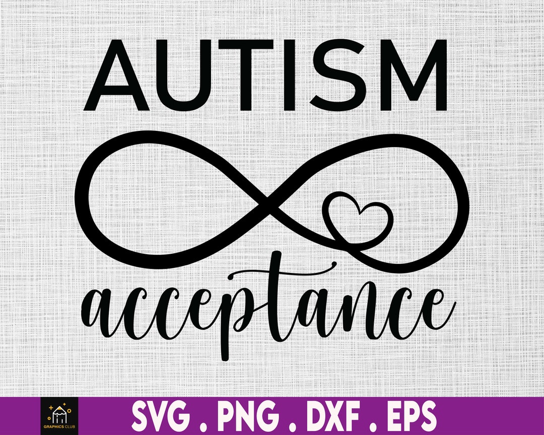 Infinity Autism Love Acceptance Svg, Autism Heart Puzzle Svg, Puzzle ...