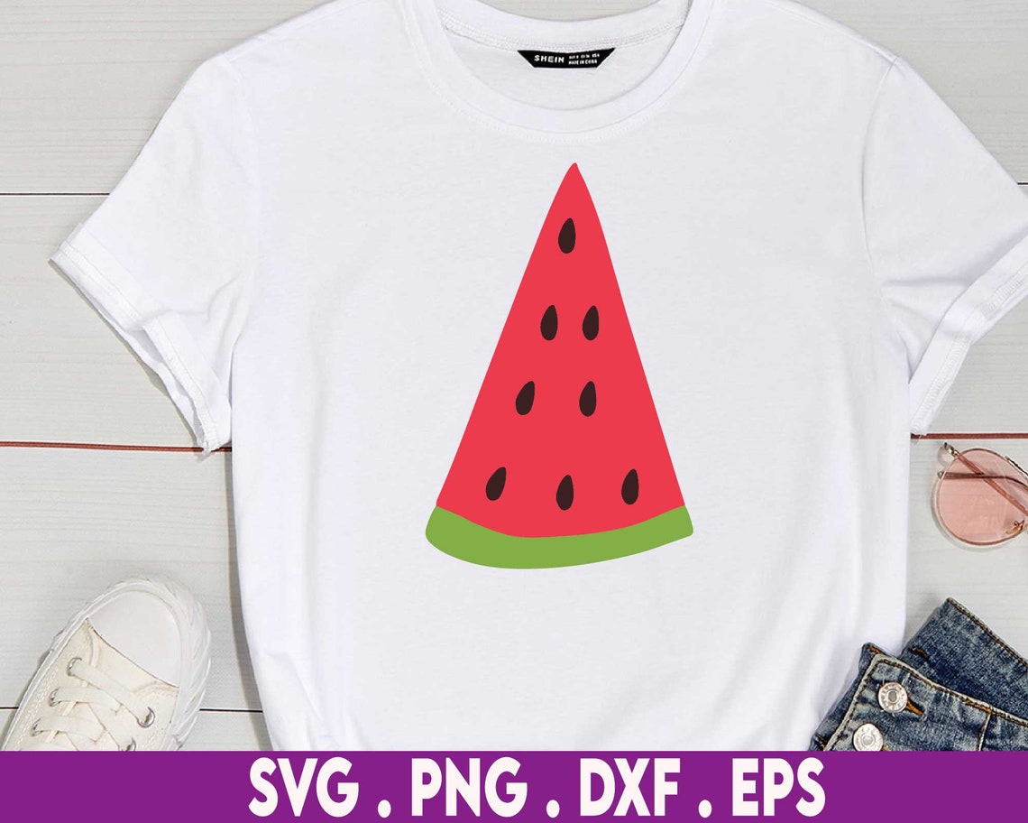 Watermelon SVG Watermelon Slice Cut File Cute Fruit Vector Bitten ...