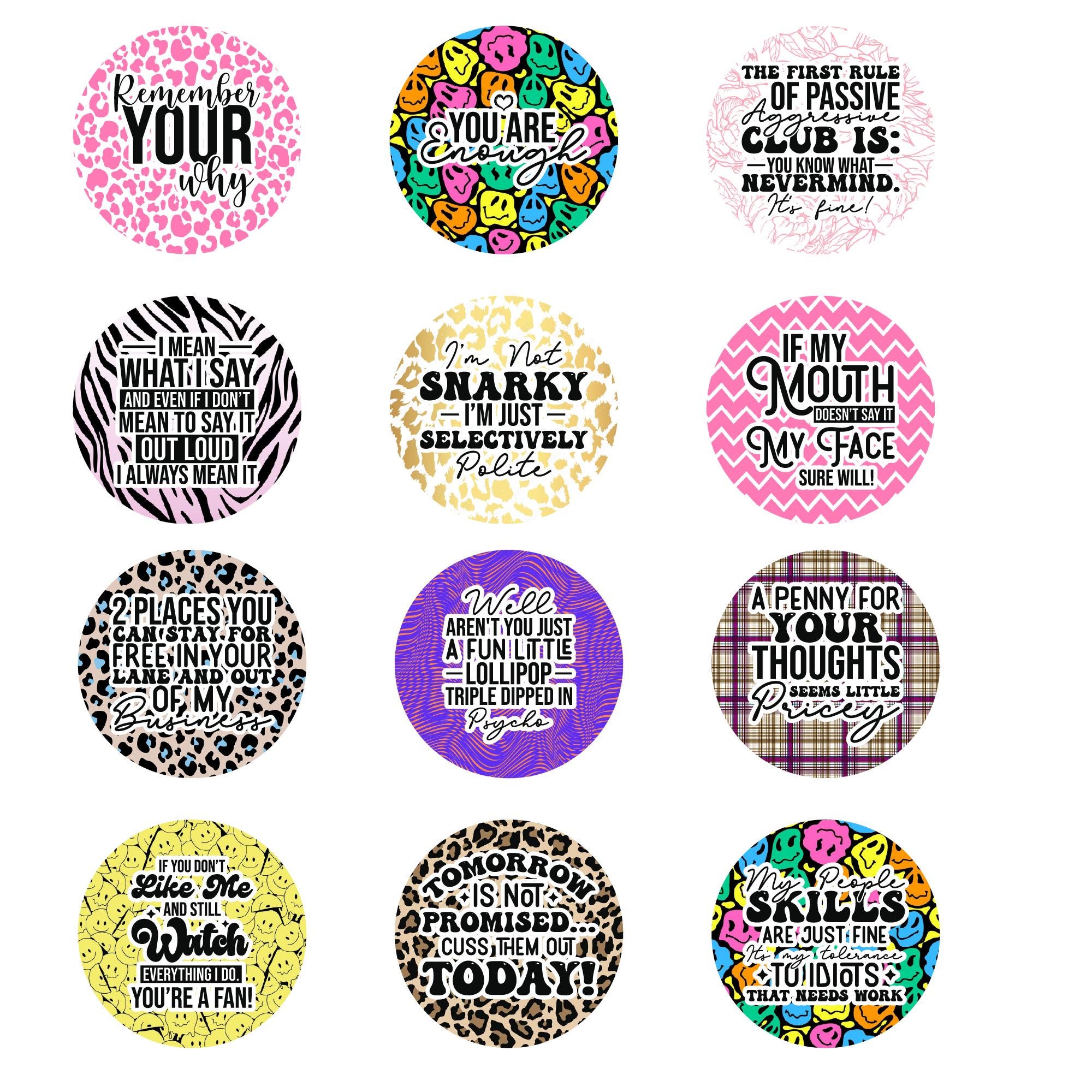 50 Funny Coasters Png, Sarcastic Keychain PNG, Sarcastic Sayings Png ...
