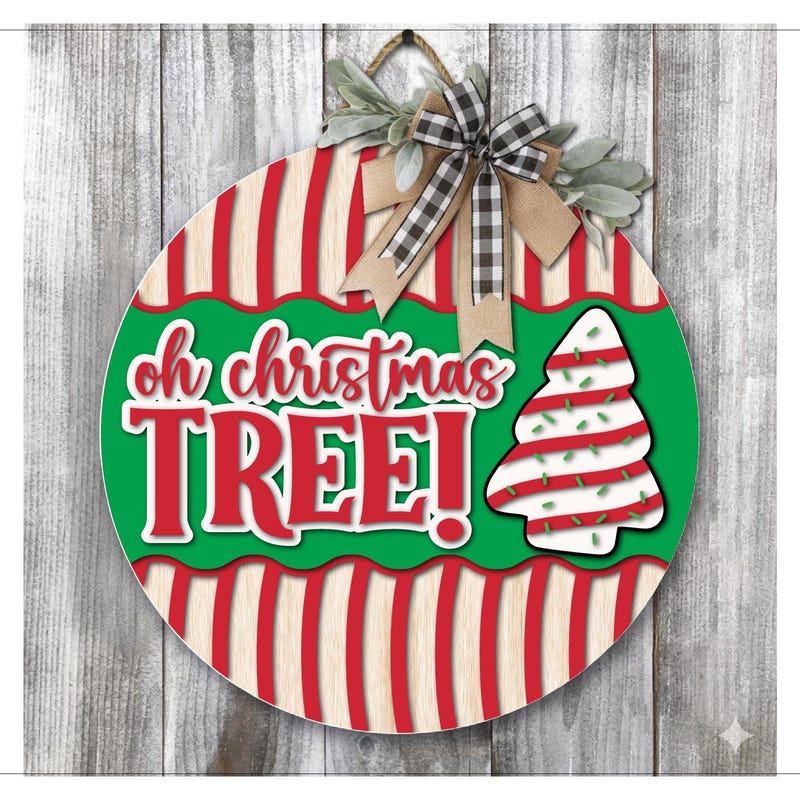 Christmas Tree Sign - Etsy