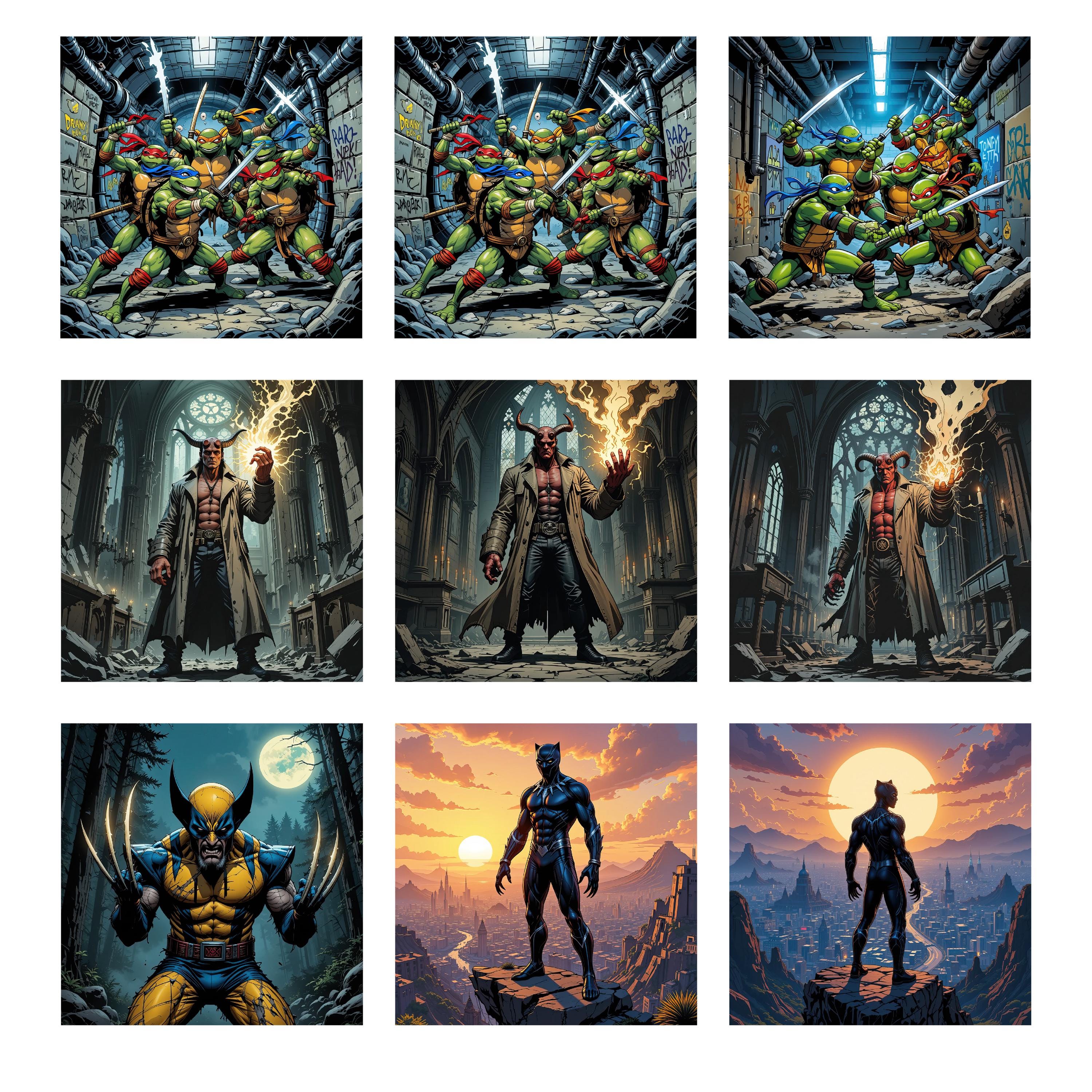 70 Superhero Square Coaster Bundle, Characters Coaster, Car Coasters ...
