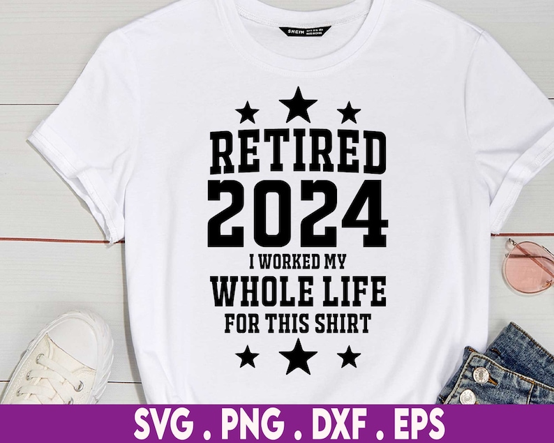 Retired Svg, Retirement Svg, 2024 Svg, Cricut Svg, Engraving File Svg ...