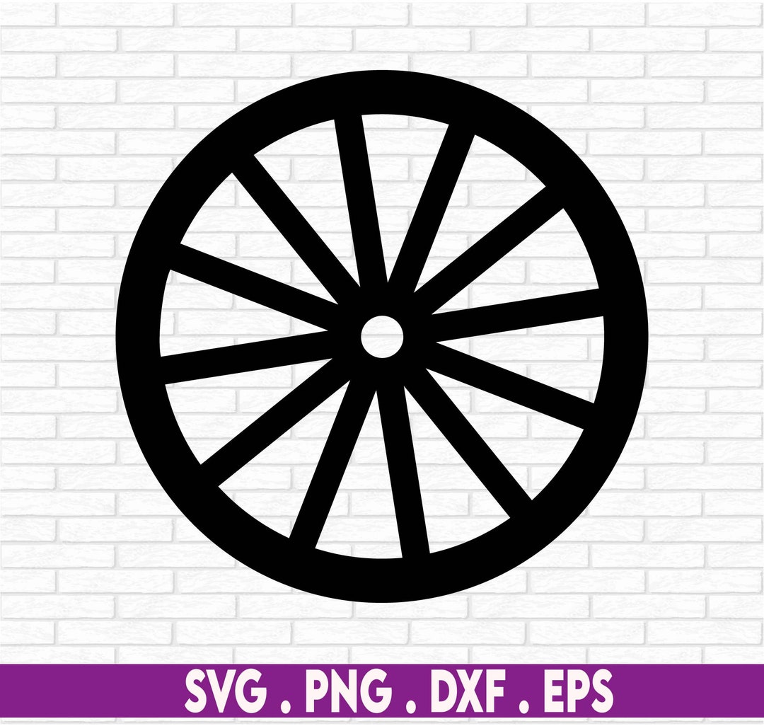 Wagon Wheel SVG File, Wagon Wheel PDF, Wagon Wheel Png, Horse Drawn ...