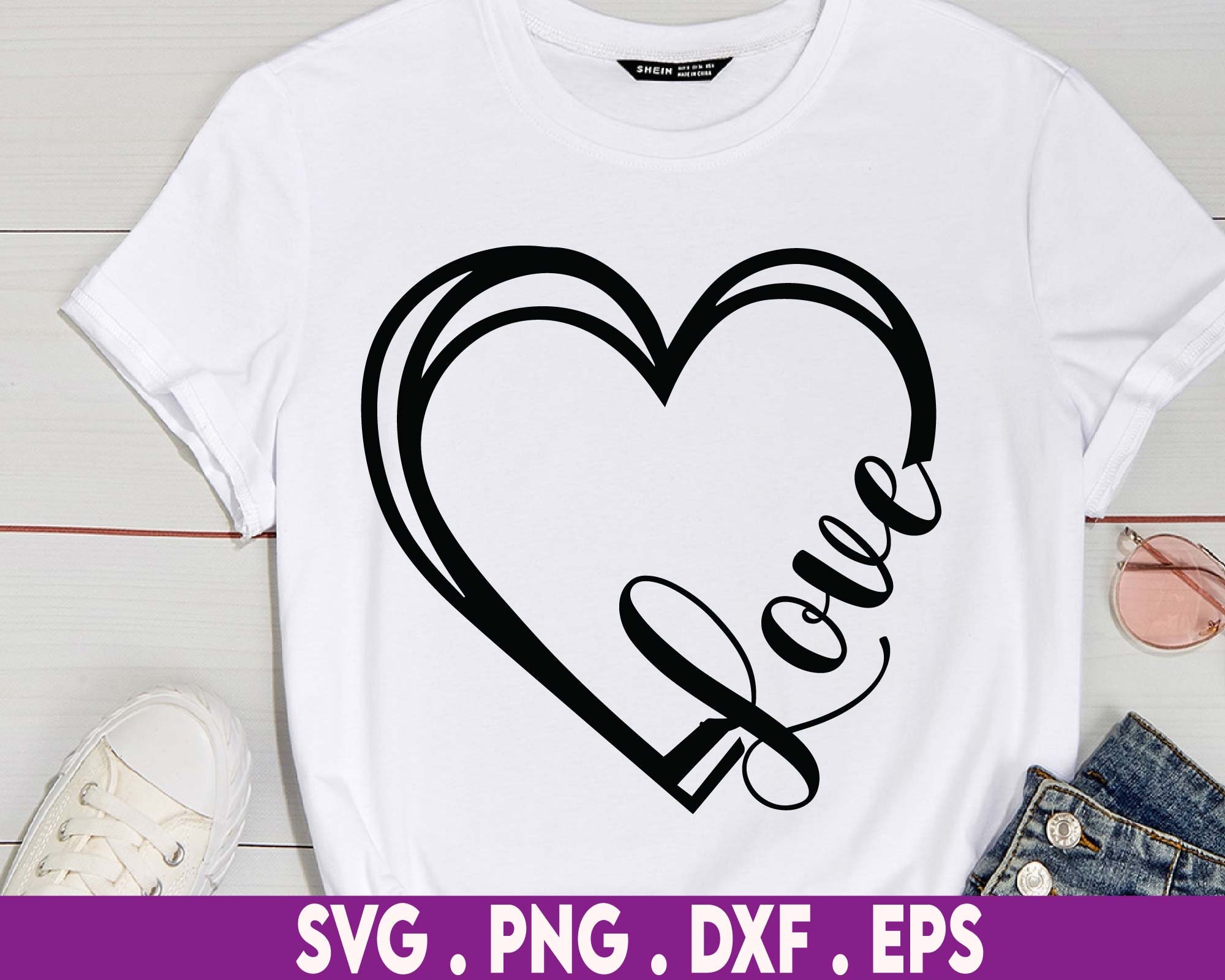 Love Instant Digital Download Svg, Png, Dxf, and Eps Files Included ...