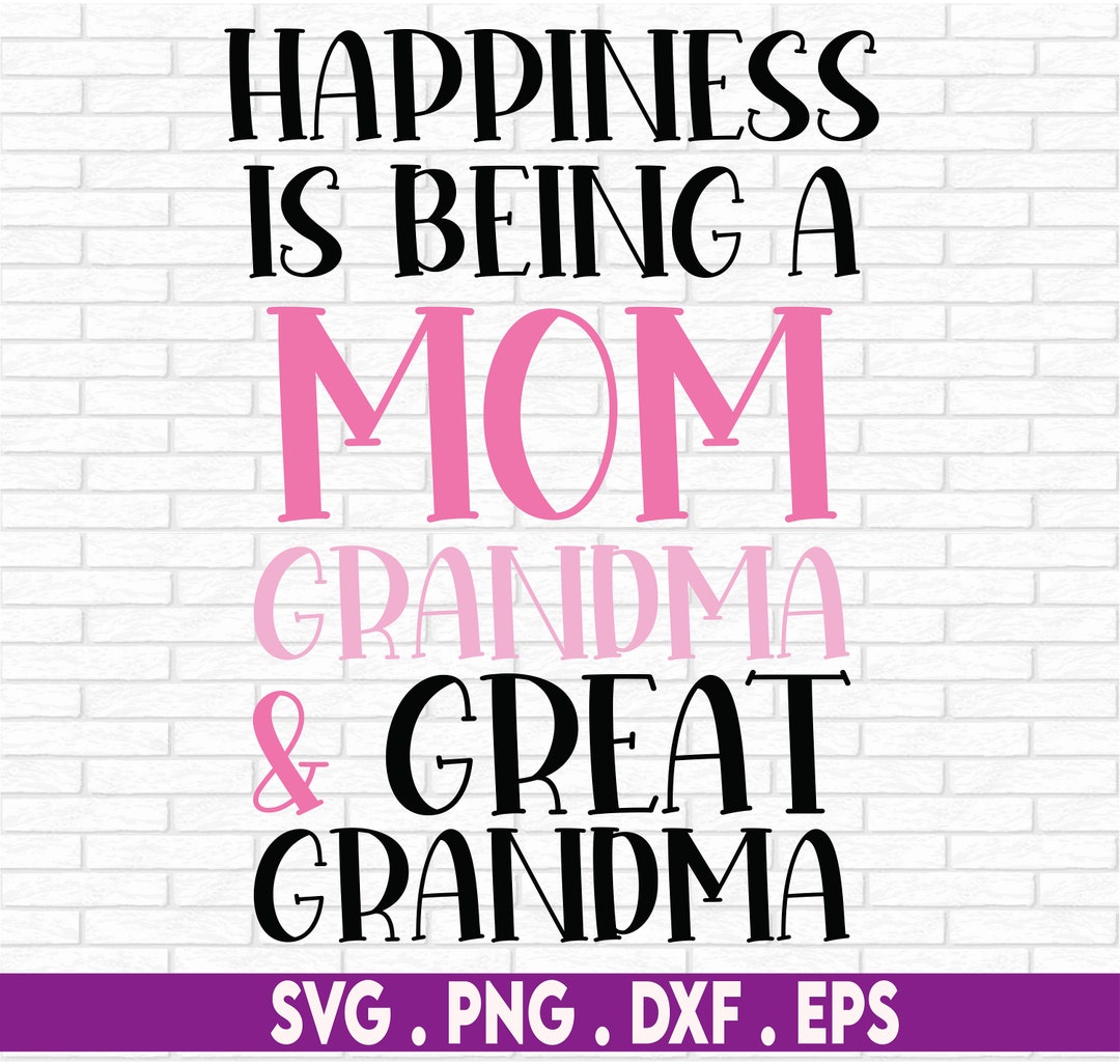 Grandma SVG, Grandmother Svg, Grandma Split Name Frame Svg, Granny Svg ...