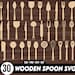 Wooden Spoon SVG Bundle, Cooking Svg, Kitchen Utensils Svg, Kitchen ...