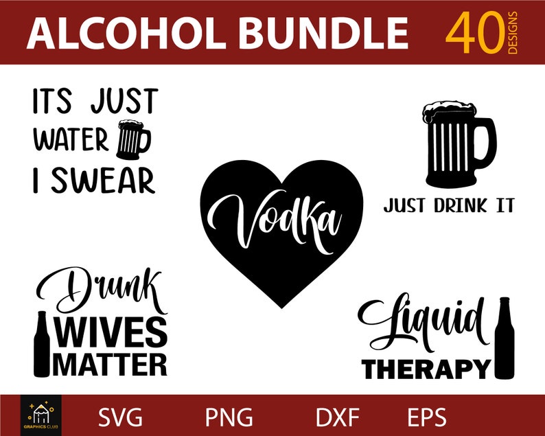 Alcohol Svg Bundle, Beer Svg, Funny Alcohol Svg, Coaster Svg, Whiskey ...