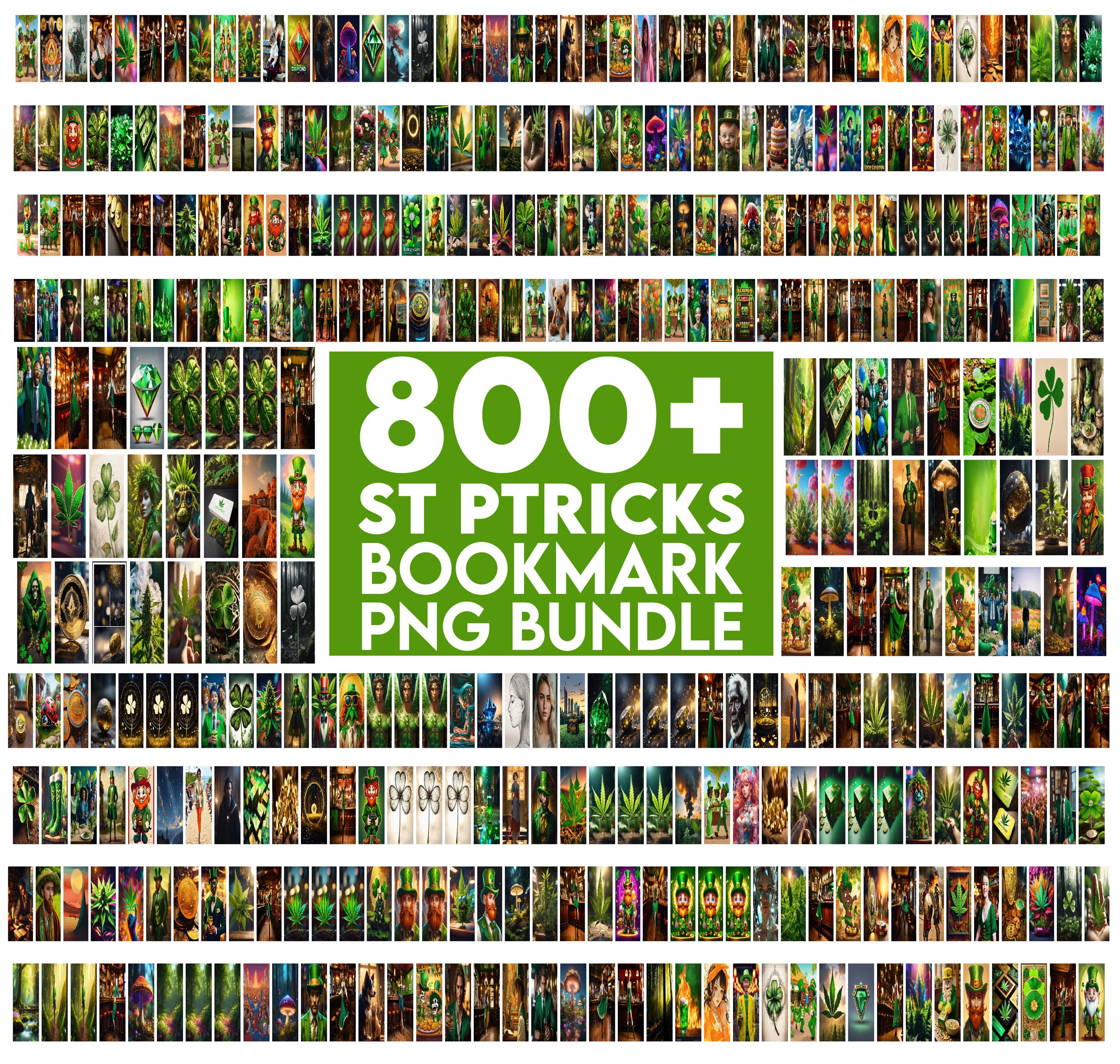 St. Patrick’s Day Bookmarks Mega Bundle, Bookmark Sublimation Png ...