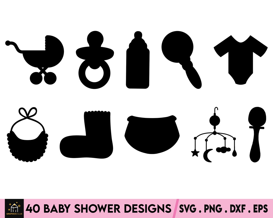 Baby-Dusche-Svg-Bundle, Baby-Dusche-Svg, Neugeborenen-Svg-Bundle, Baby ...