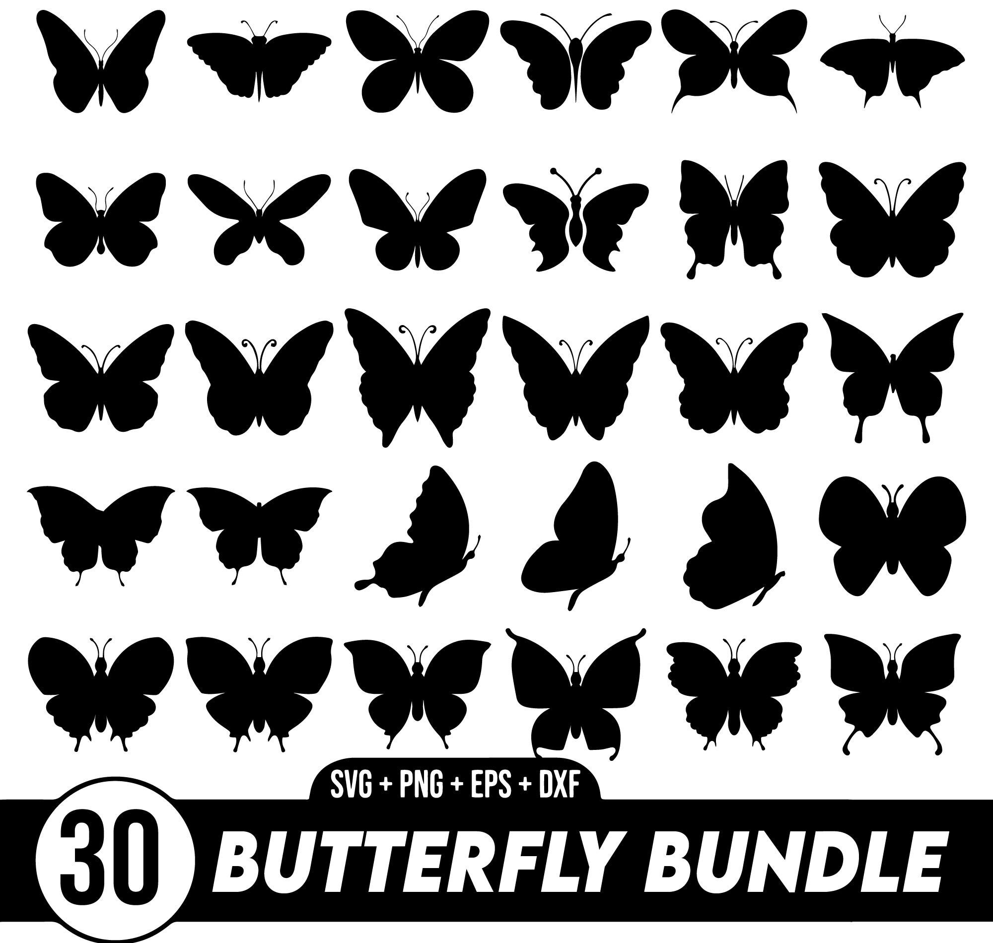 Butterfly SVG, Butterfly Svg Bundle, Layered Butterfly Svg Cut Files ...