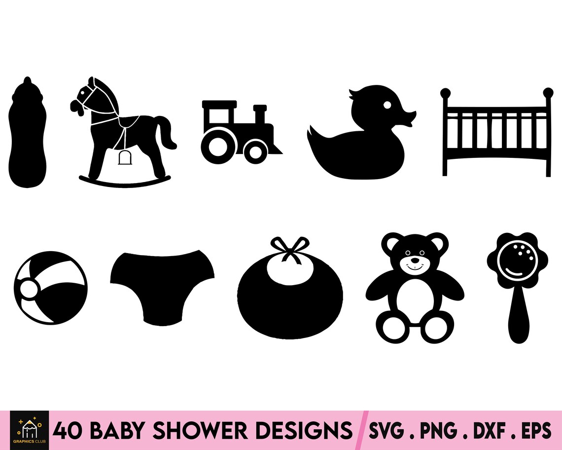 Baby-Dusche-Svg-Bundle, Baby-Dusche-Svg, Neugeborenen-Svg-Bundle, Baby ...